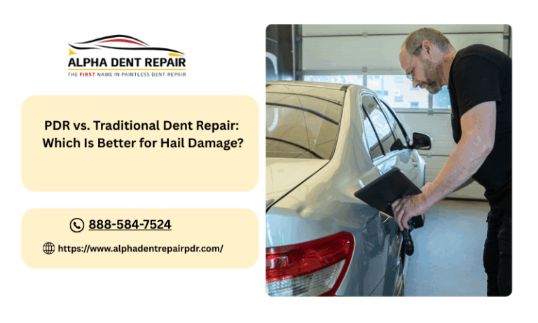 PDR vs. Traditional Dent Repair for Hail Damage